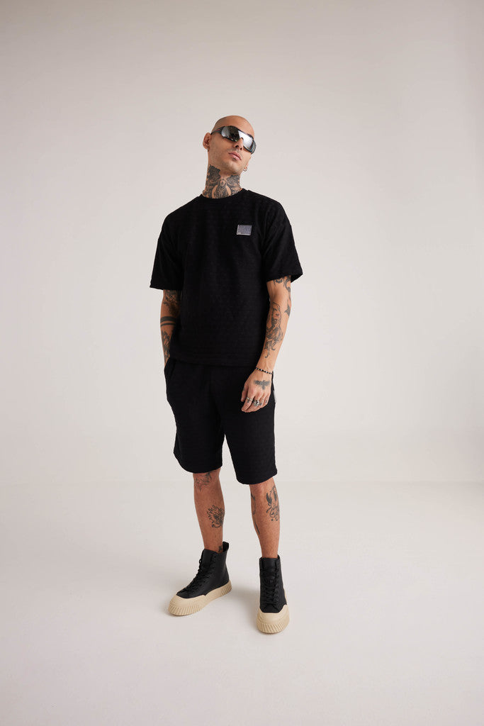 Prime Jacquard Tee - Black – Muvazo