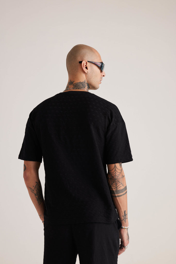 Prime Jacquard Tee - Black – Muvazo